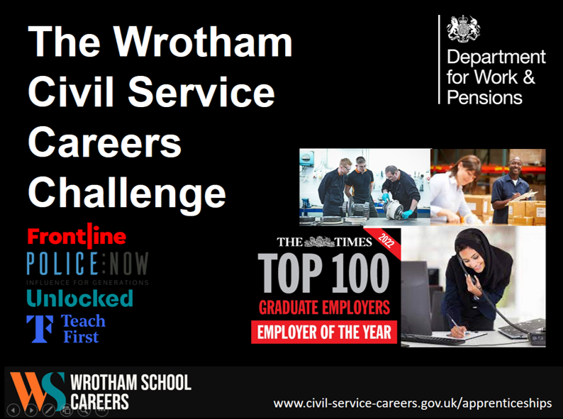 .CAREERS SESSIONS: Civil Service Careers Project with the DWP - Wrotham ...